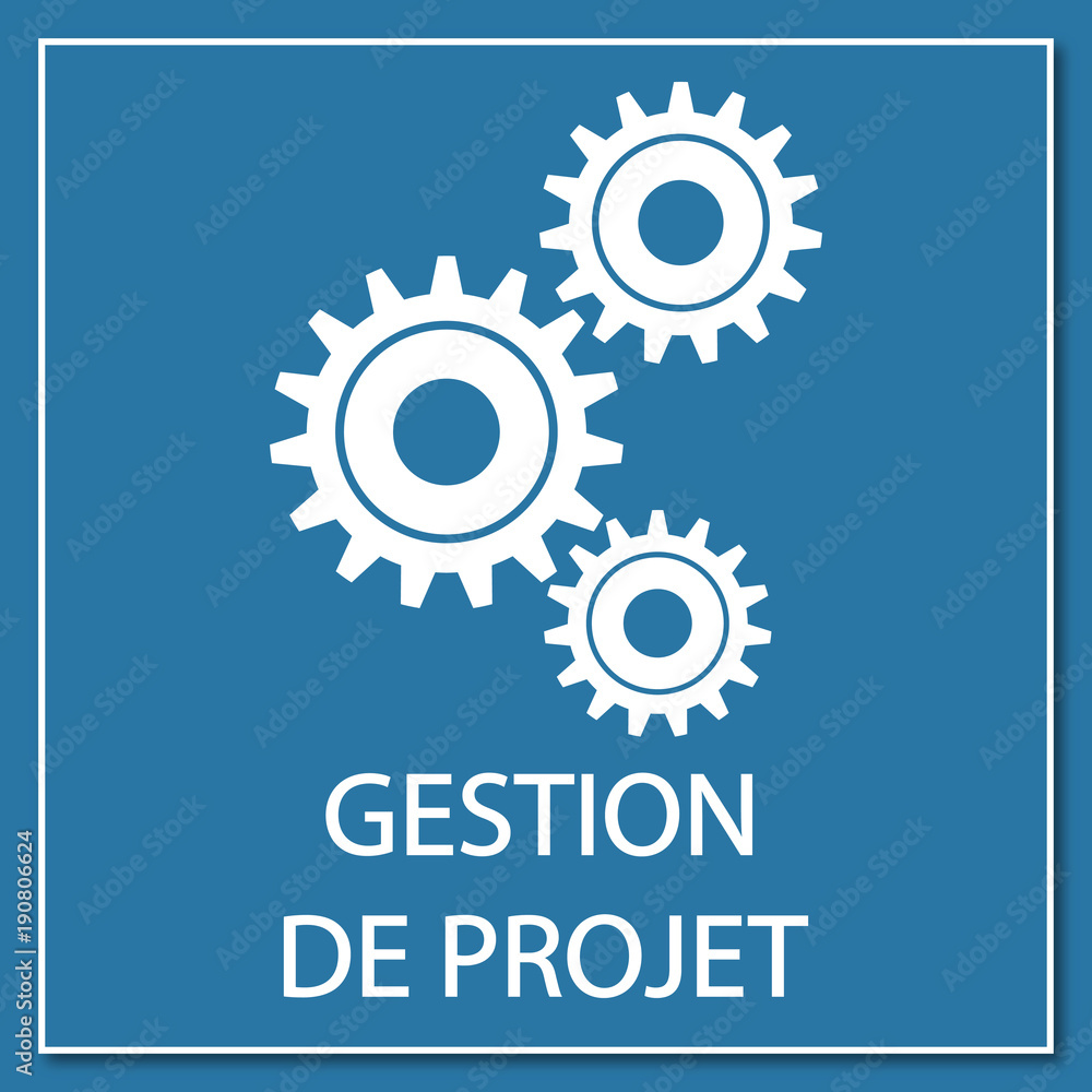 Logo gestion de projet. Stock Vector | Adobe Stock