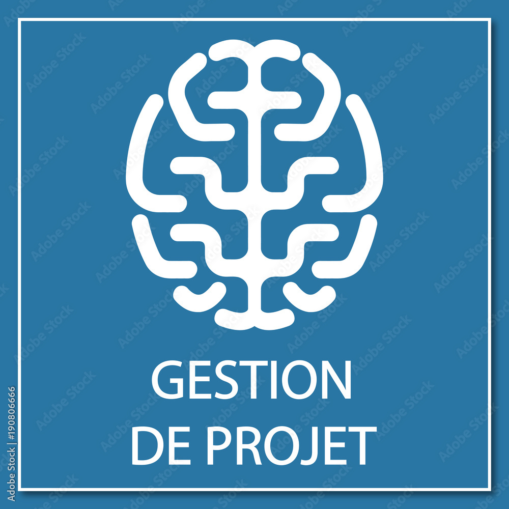 Logo gestion de projet. Stock Vector | Adobe Stock
