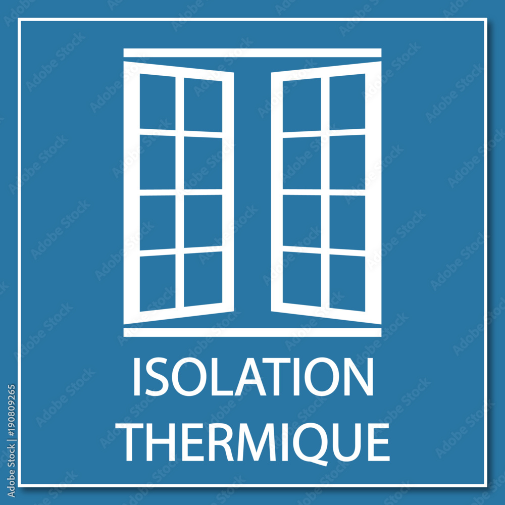 Logo isolation thermique. Stock Vector | Adobe Stock
