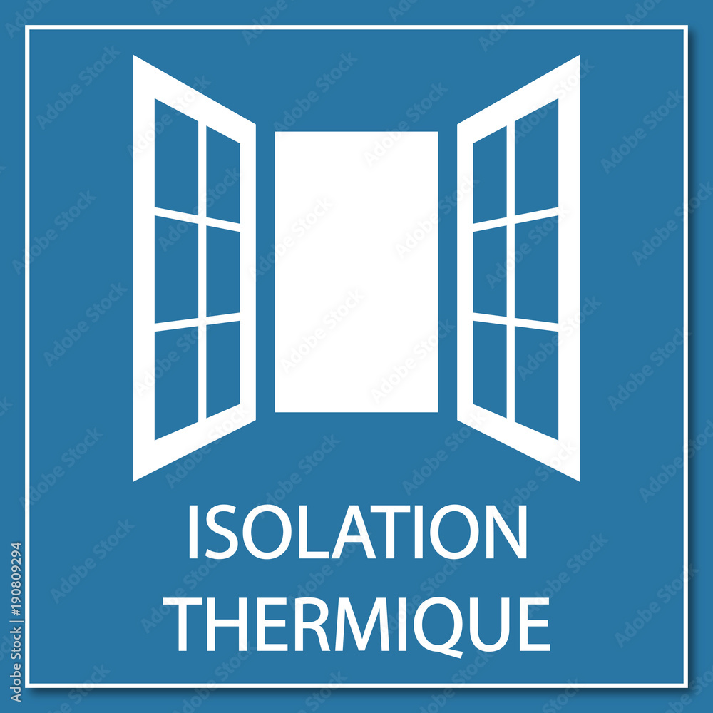 Logo isolation thermique. Stock Vector | Adobe Stock