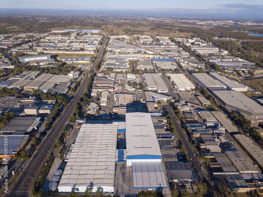 Industrial business park Stock-Foto | Adobe Stock