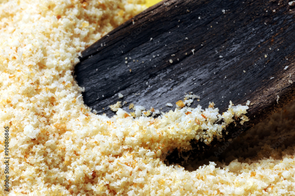 Farina de galeta Pangrattato Paniermehl Pa ratllat Ströbröd مسحوق الكعك ...