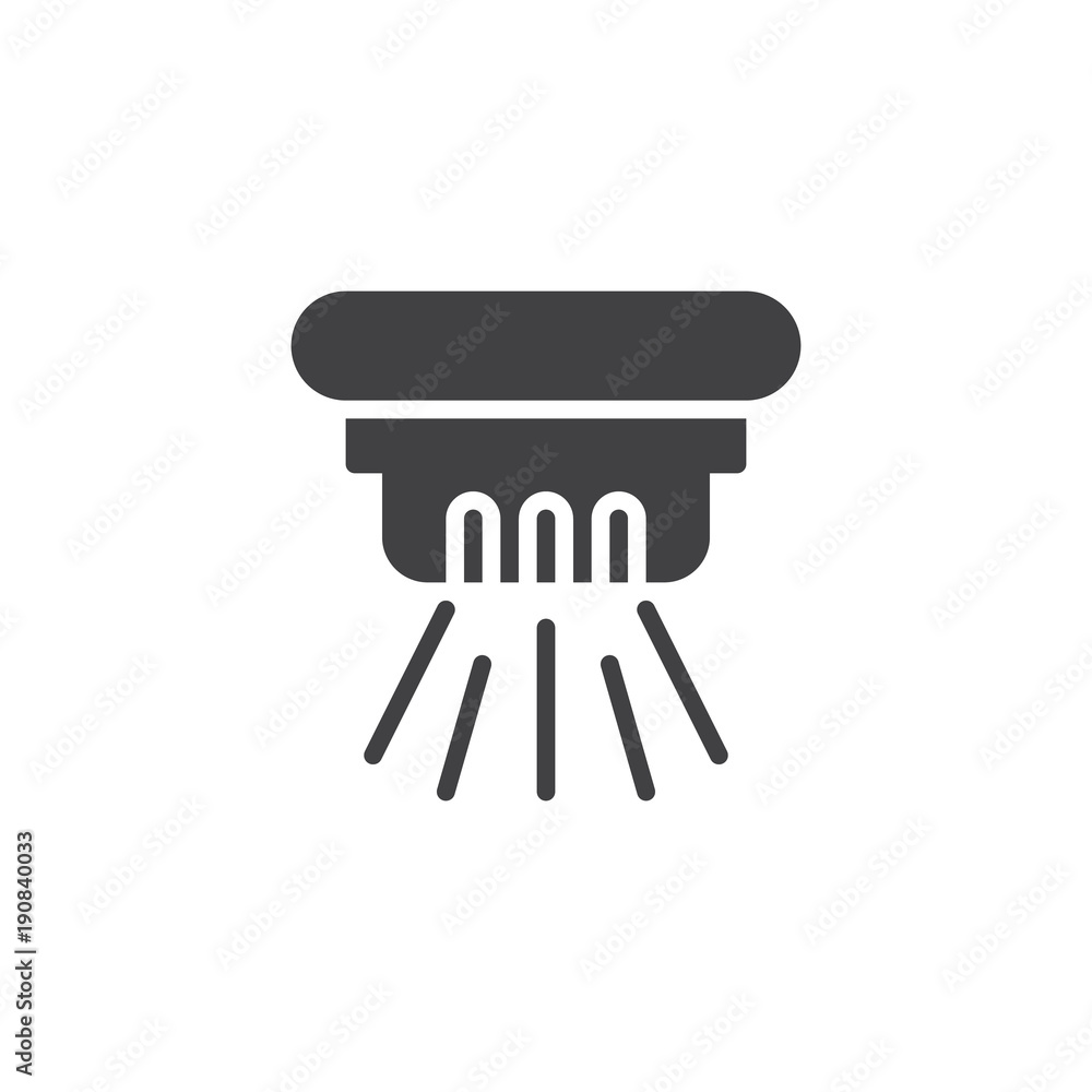 Ceiling fire extinguisher icon vector, filled flat sign, solid ...