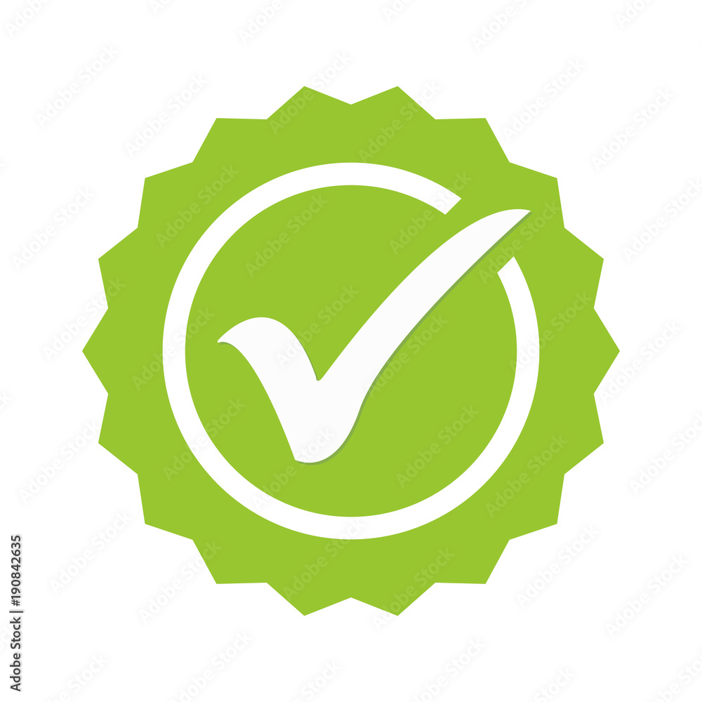 Green tick. Green check mark. Tick symbol, icon, sign in green color ...