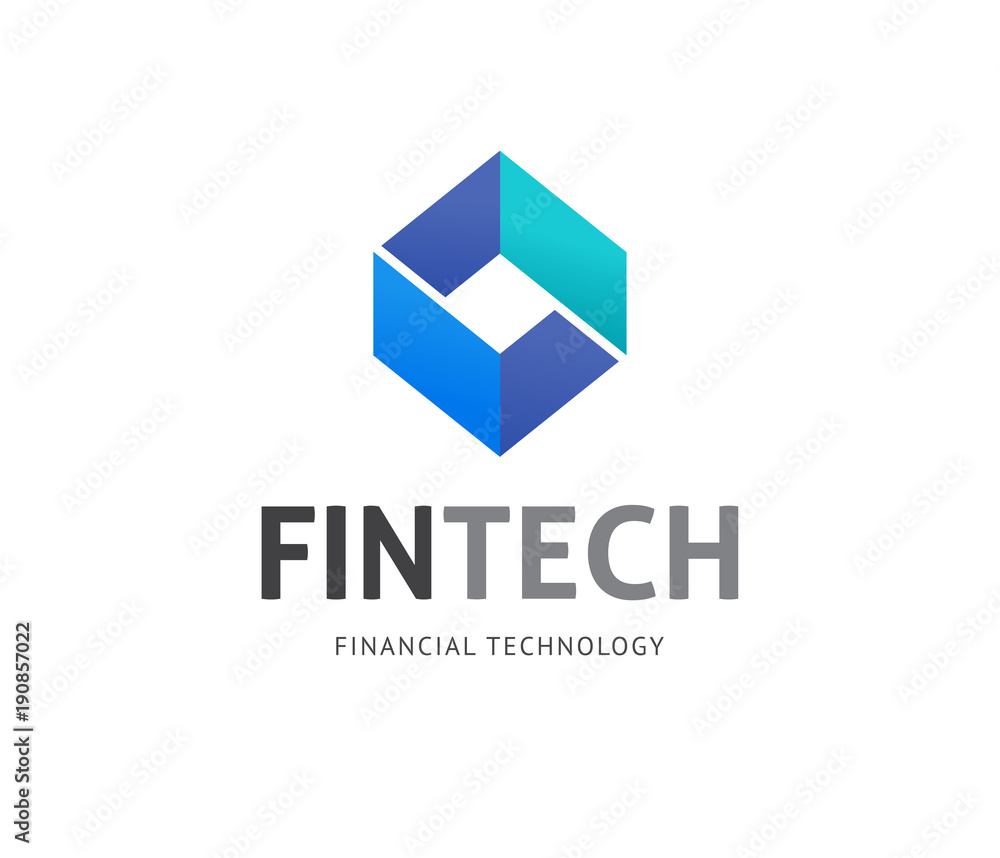 Modern logo concept design for fintech Stock Vector | Adobe Stock