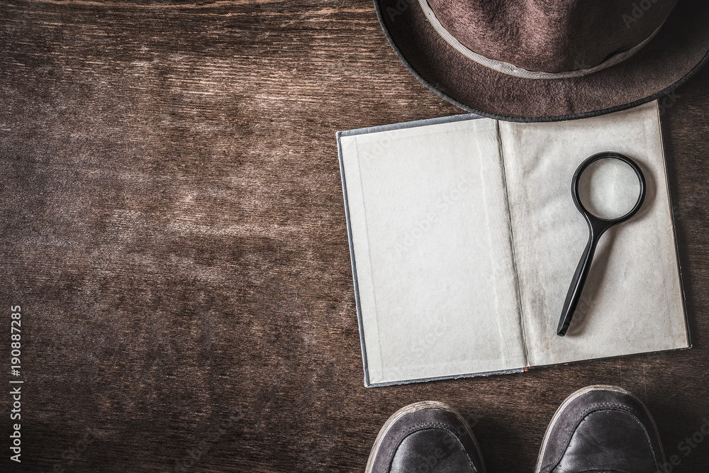 Detective Magnifying Glass Book