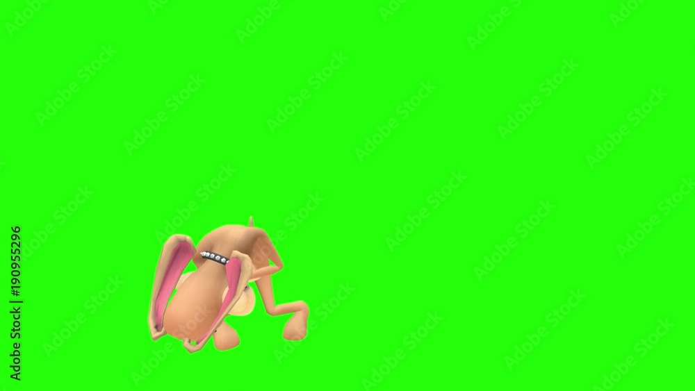 Creepy scary spooky eerie animated cartoon dog hound canine pooch mutt ...