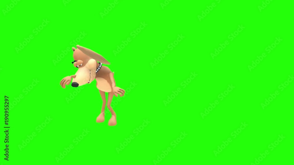 Creepy scary spooky eerie animated cartoon dog hound canine pooch mutt ...