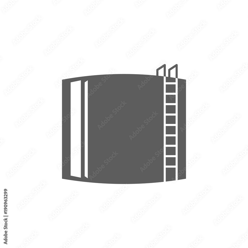 oil storage icon. Element of oil and gas icon. Premium quality graphic ...