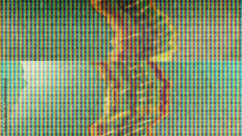 Television glitch abstract background, disconnected cable tv, scrambled ...