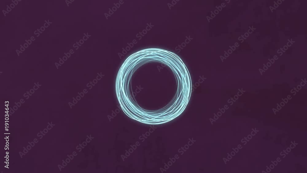 Background with animated circle moving and spinning Stock ビデオ | Adobe Stock