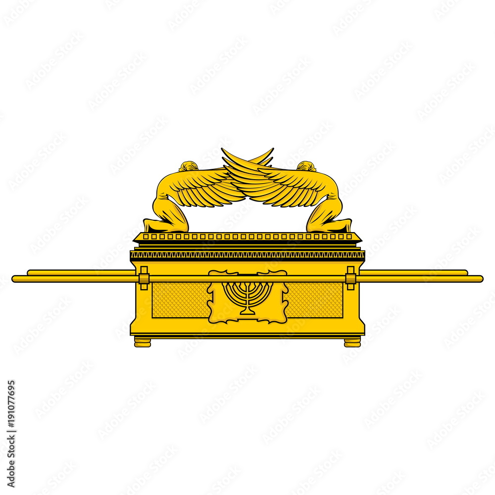 The Ark of the Covenant is the shrine of the Jewish people Stock Vector ...