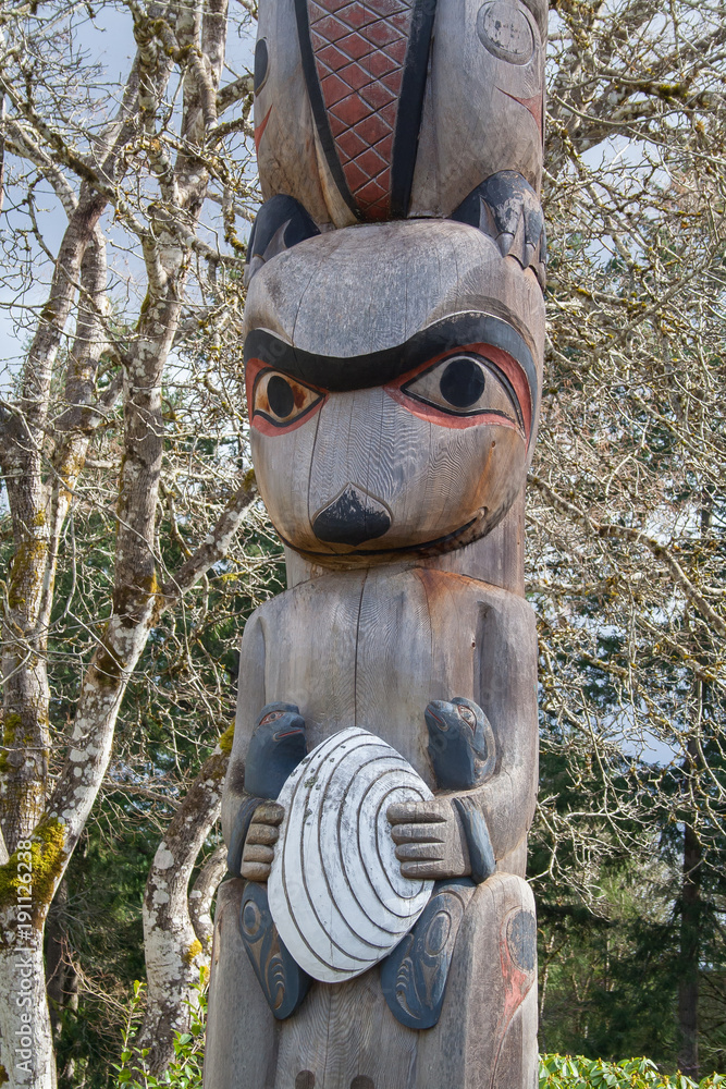 Otter Totem Pole