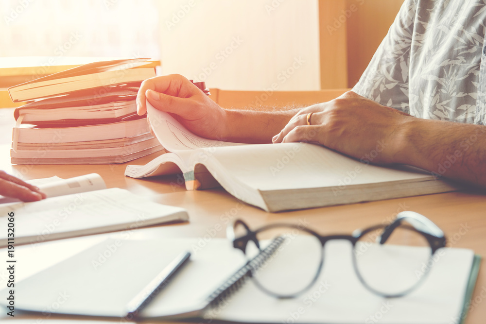 Education People Reading Books Study Concept,University students open ...