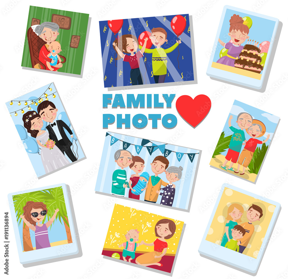 Family Memories Clipart