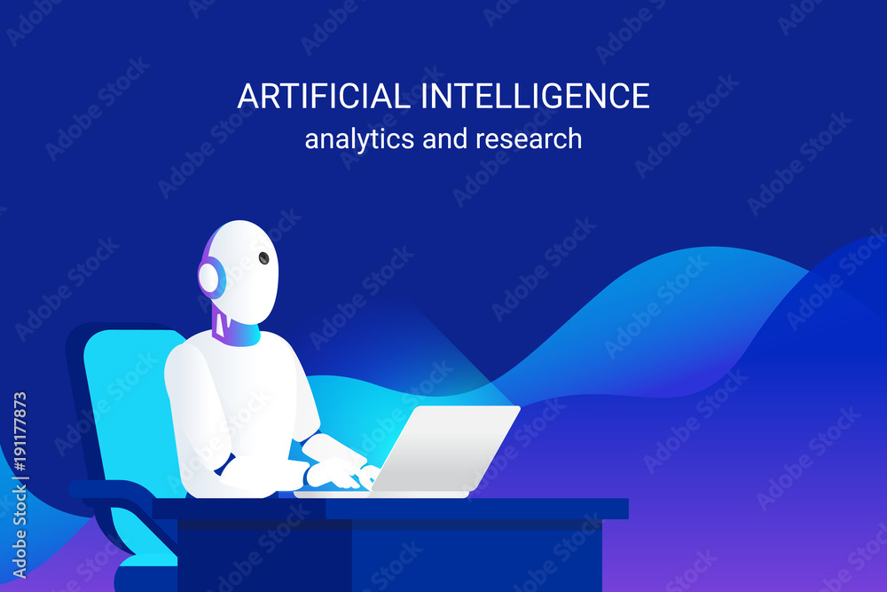 Artificial intelligence working for big data analysis and calculation ...