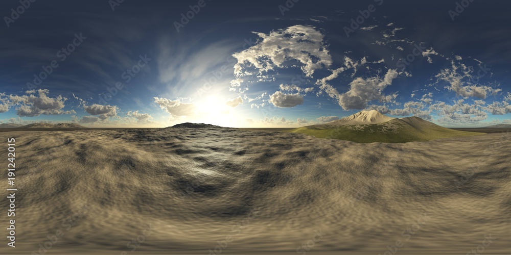 environment map ,HDRI High resolution map. Round panorama, spherical ...