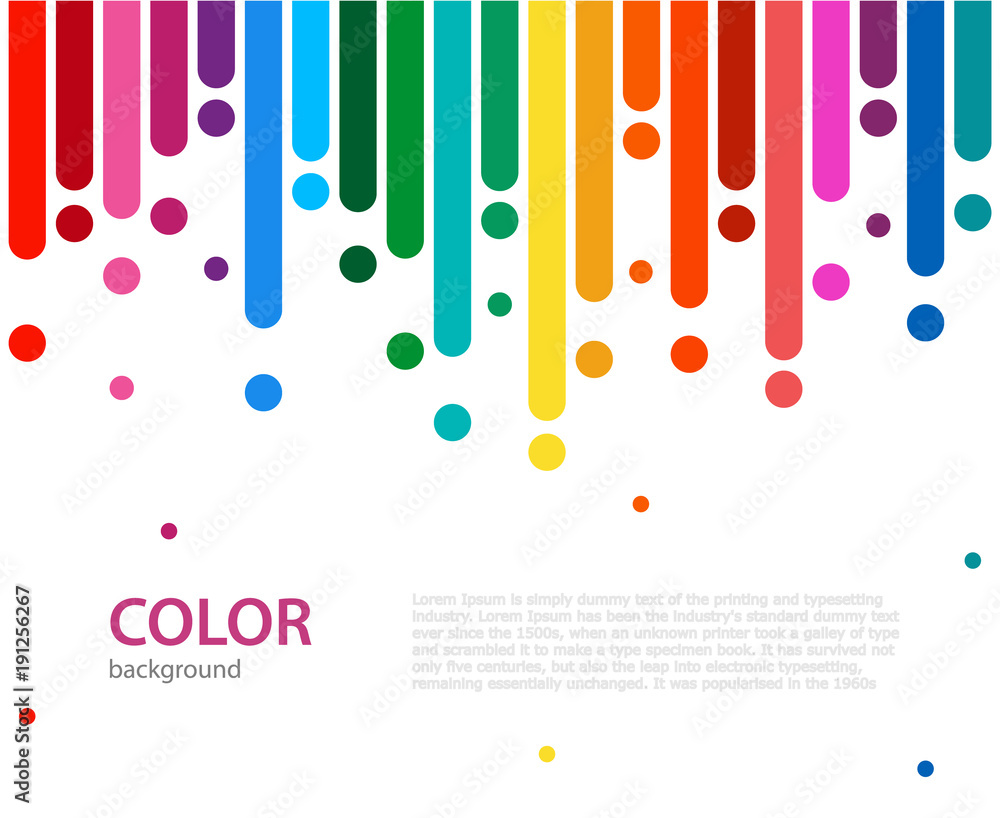Rainbow Line Vector