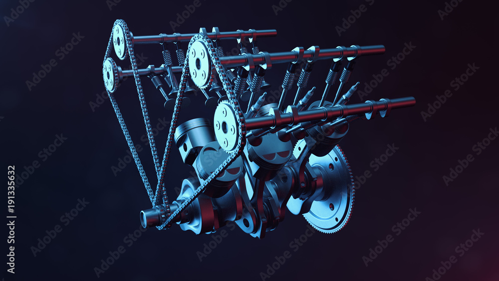 Car Engine Diagram V6