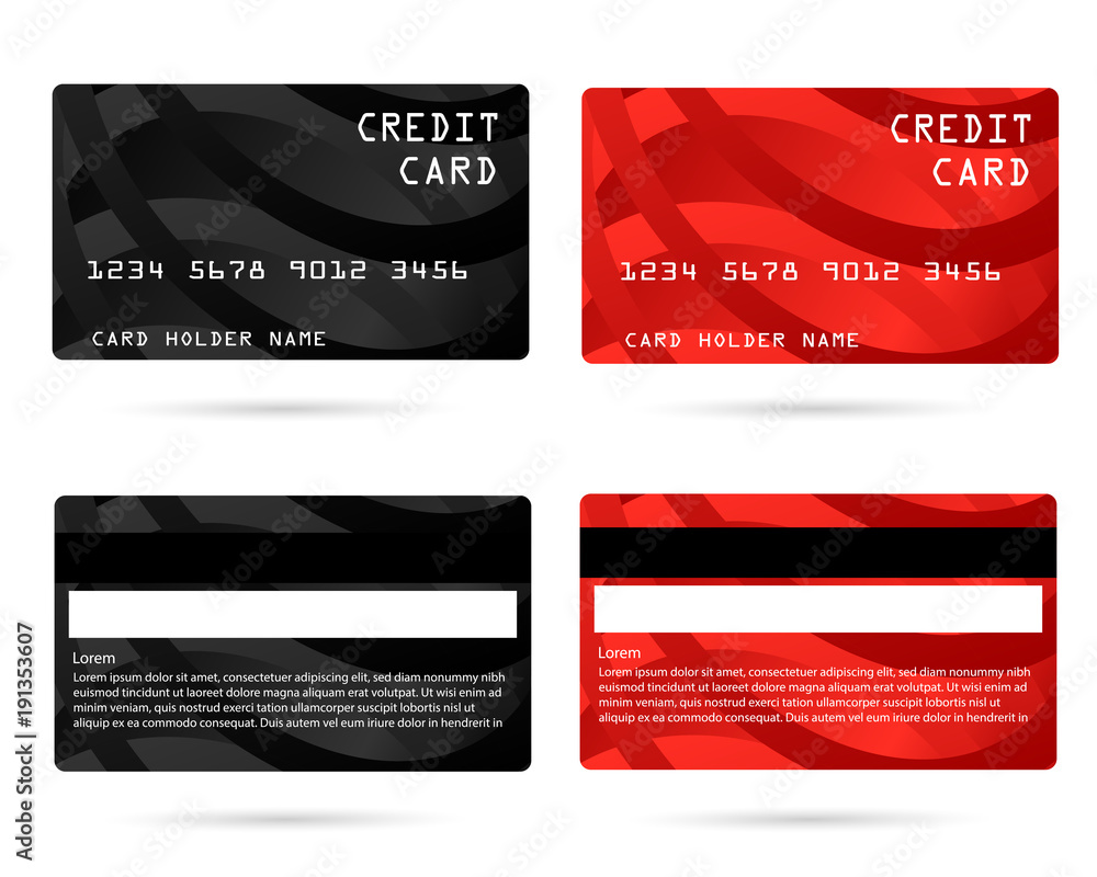 modern credit card, business VIP card, design for privilege member ...