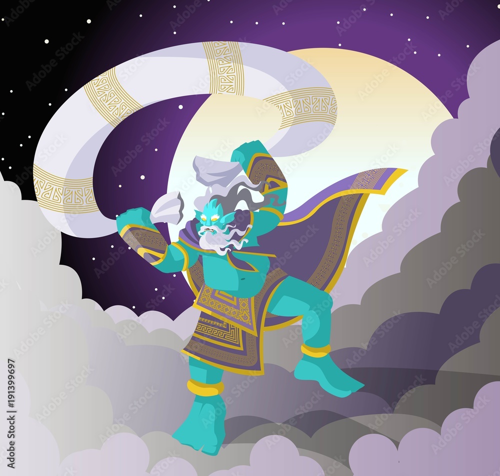 Japanese Wind God Fujin