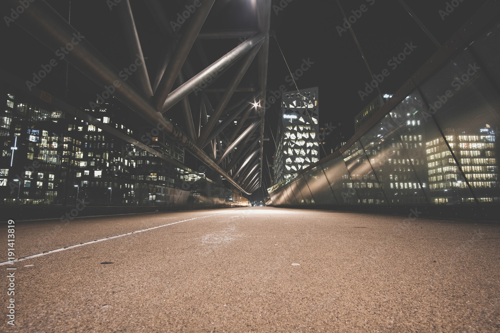 Akrobaten pedestrian bridge. Akrobaten ('the acrobat') is a 206-meter ...