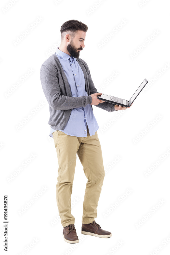 Serious Businessman Full Body