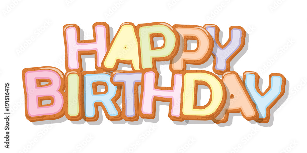 Cute Happy Birthday Sign