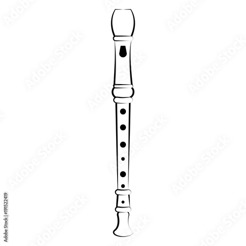 Flute Outline