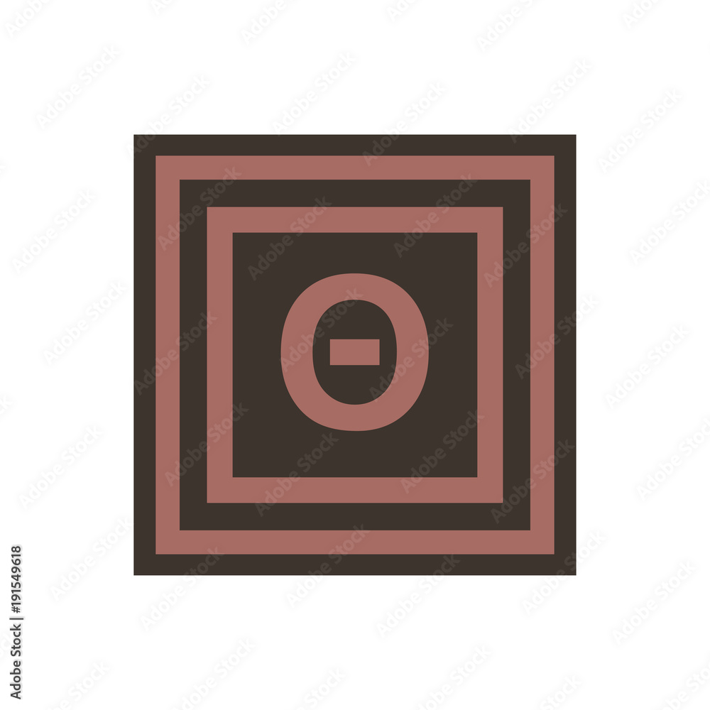 Vector symbol of letter Theta from the Greek alphabet Stock Vector ...