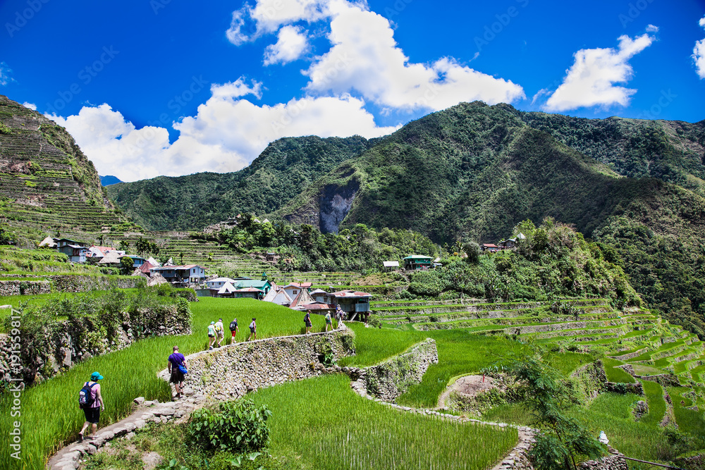 Batad Rice Terraces, UNESCO Heritage, Central Luzon on Philipines Stock ...