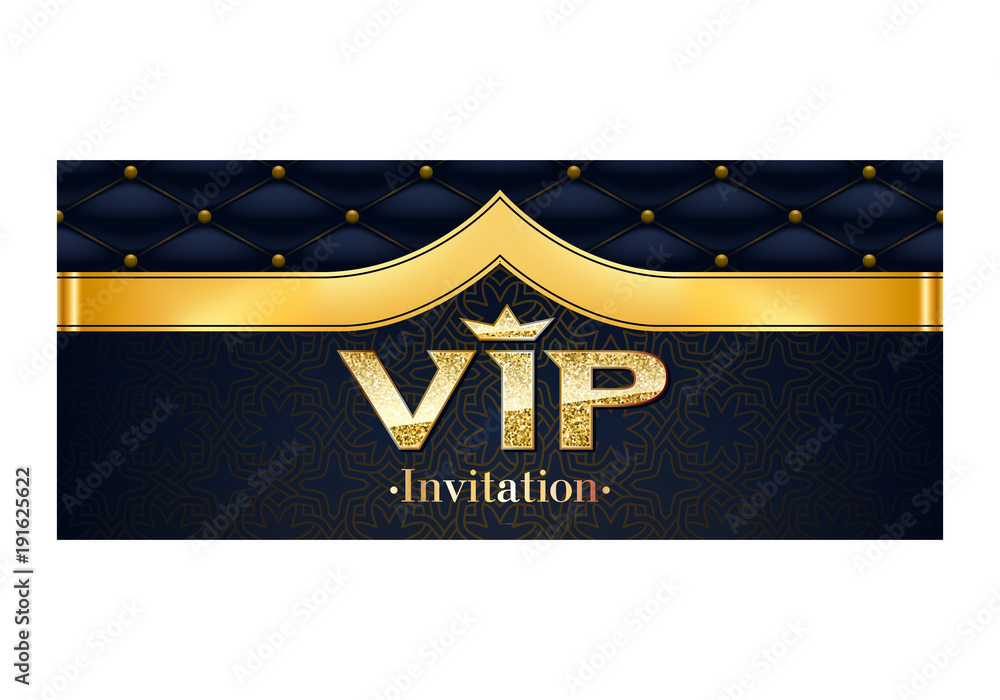 VIP invitation card premium design template. Stock Vector | Adobe Stock