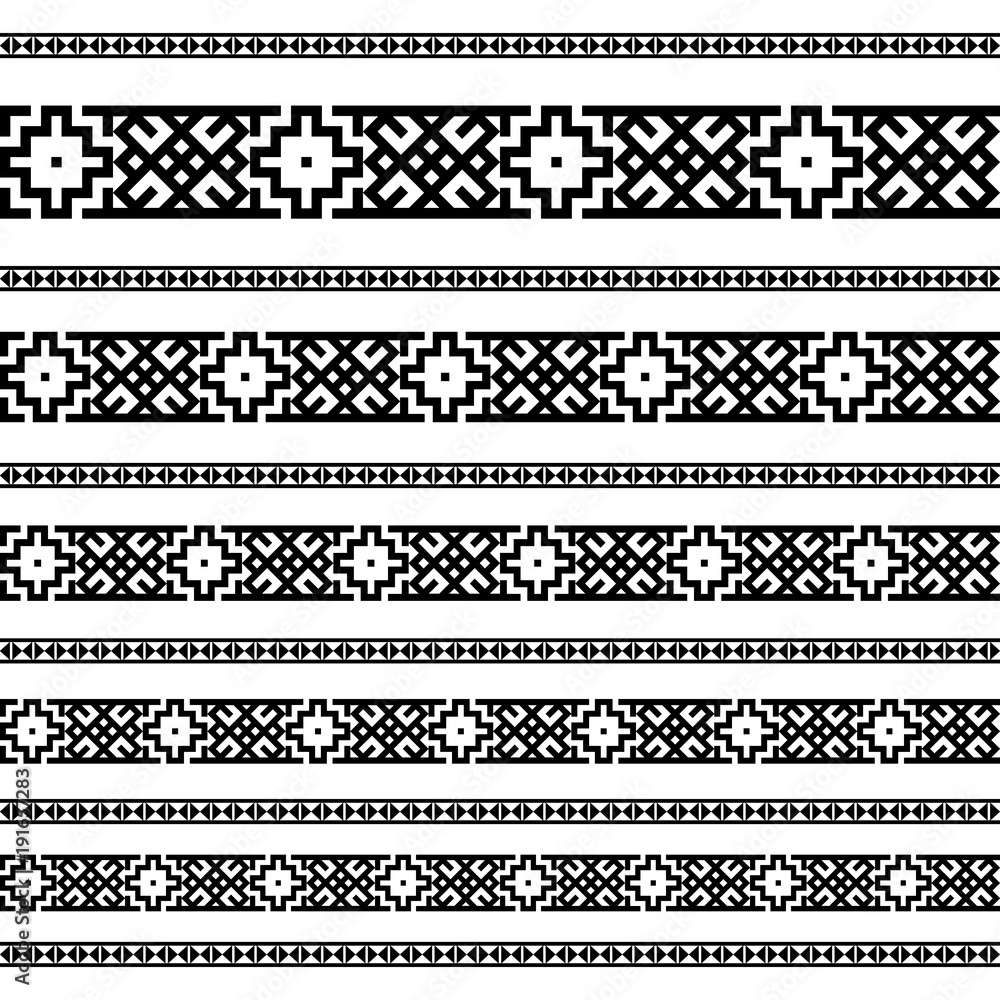 Black And White Border Designs Patterns