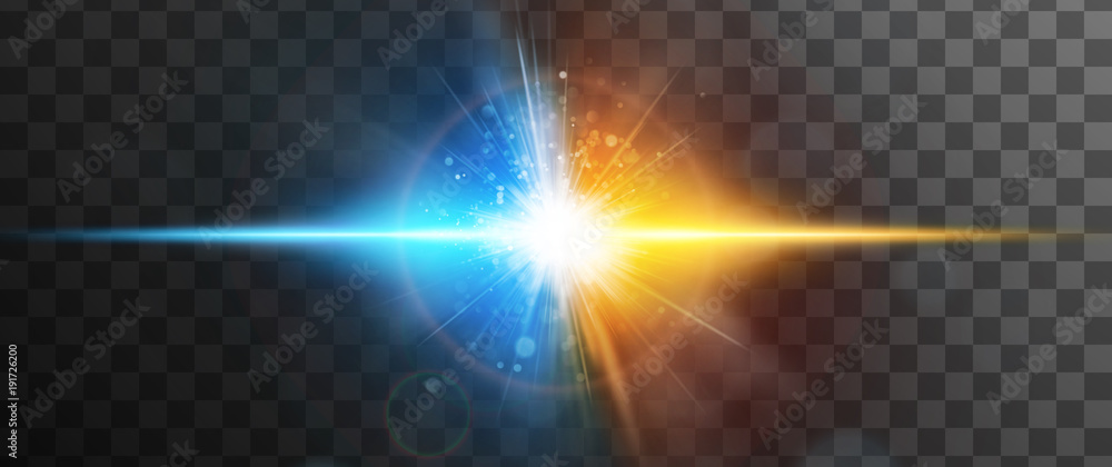 Abstract concept. forces burst. Transparent background only in EPS 10 ...