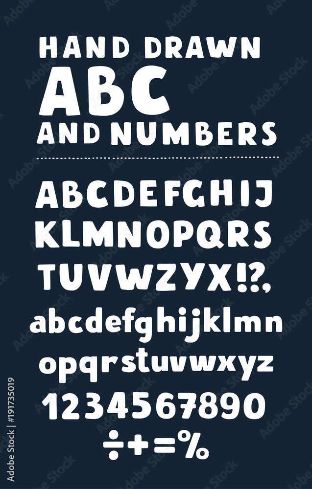 Vector cartoon set of isolated on black background cartoon style ...