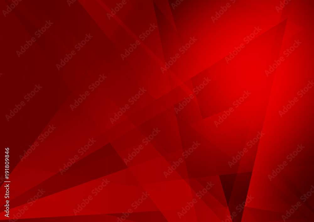 Red color geometric modern background design, Vector Illustration Stock ...