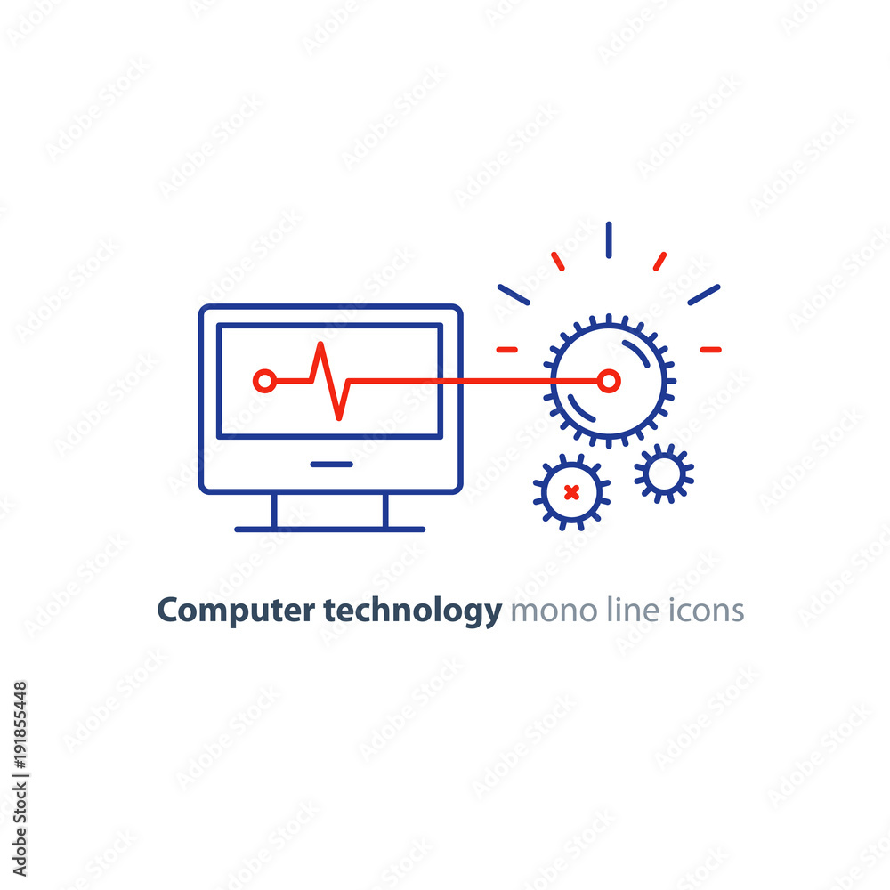 Diagnostic system, engine test, software integration, data processing ...