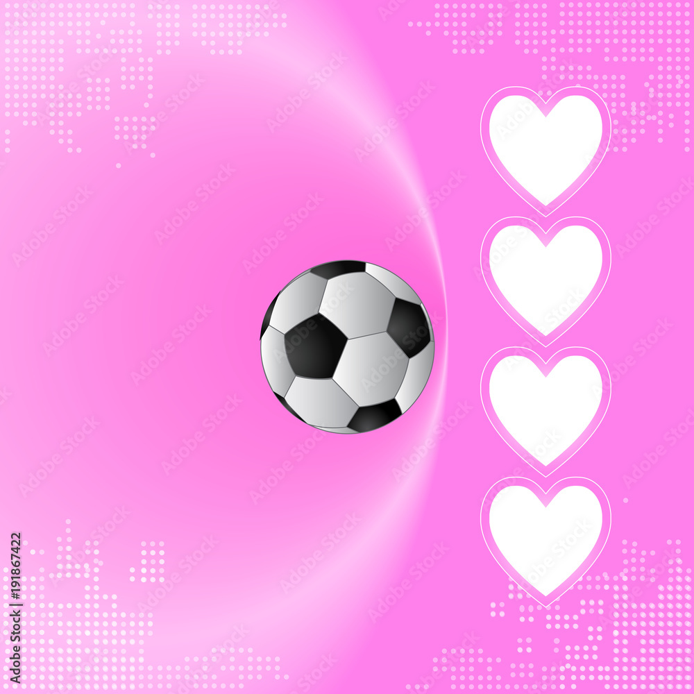 Football team background, Semi-final match team, Pink background Stock ...