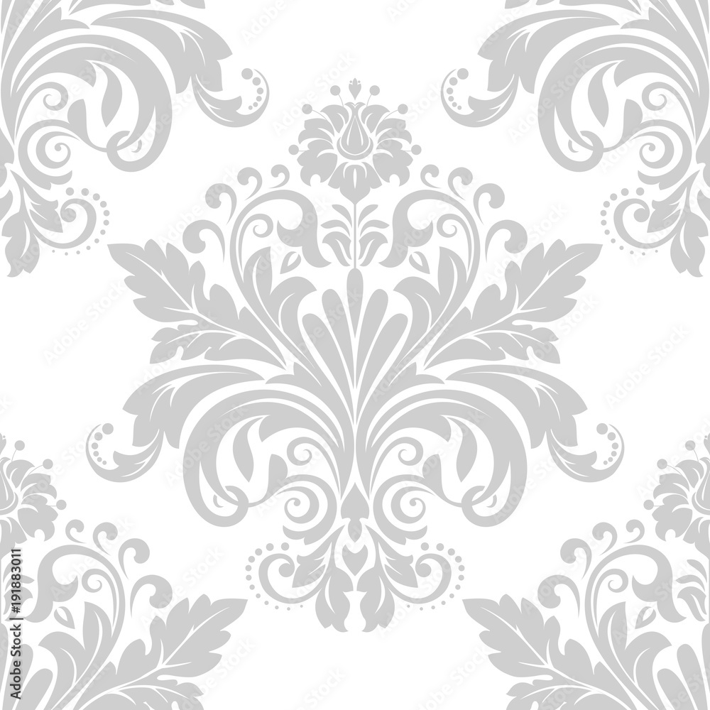 White Damask Background