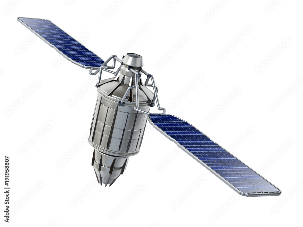 Spacecraft White Background
