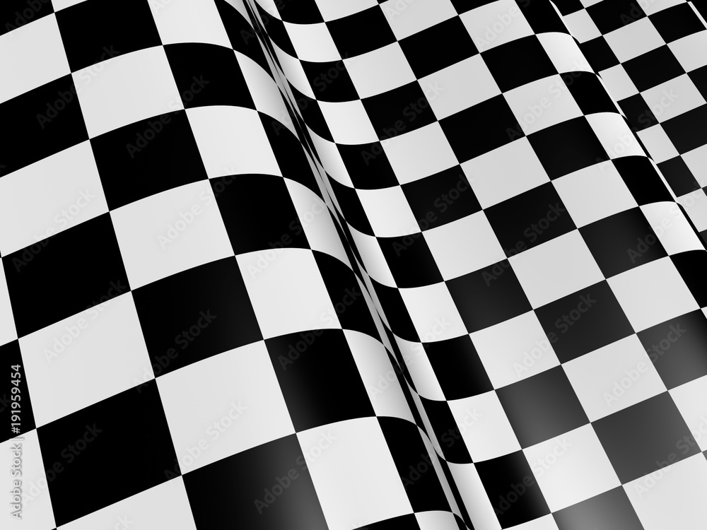Abstract checkered flag Stock Photo | Adobe Stock