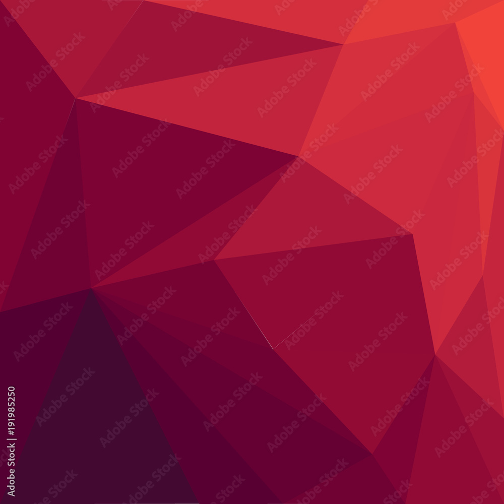 red low poly abstract background vector design Stock Vector | Adobe Stock