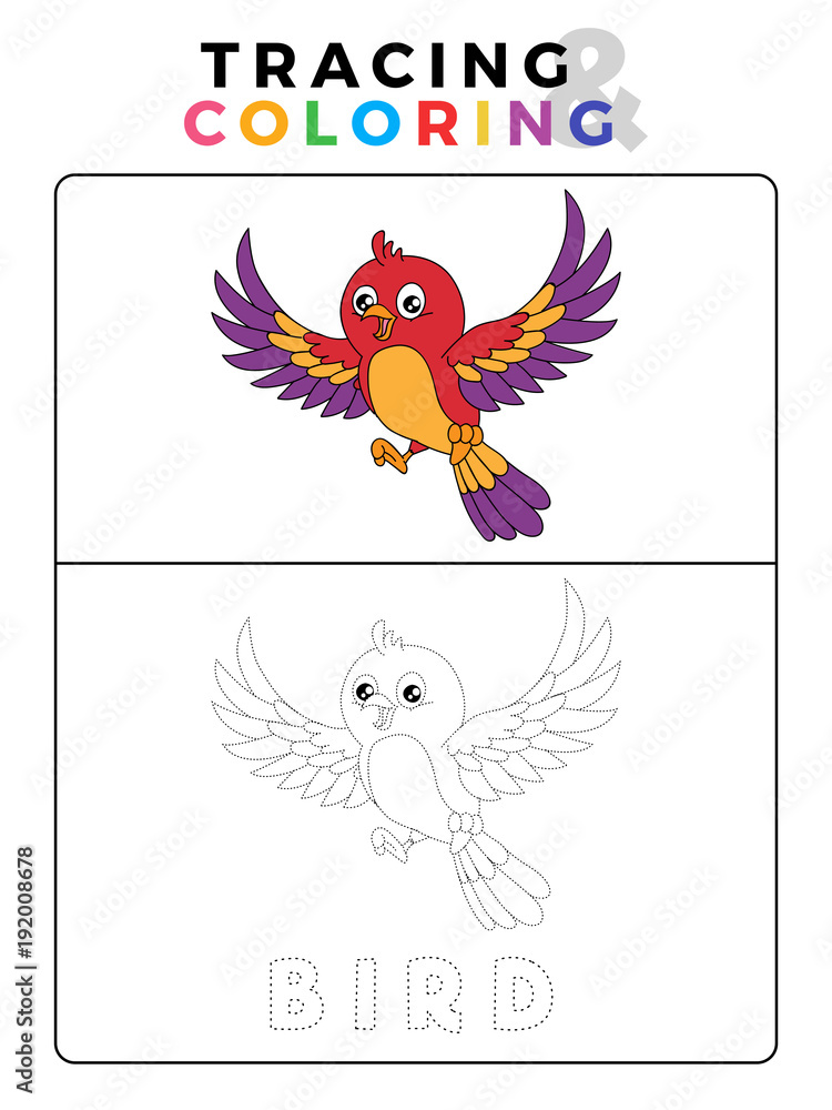 Trace Coloring Pages