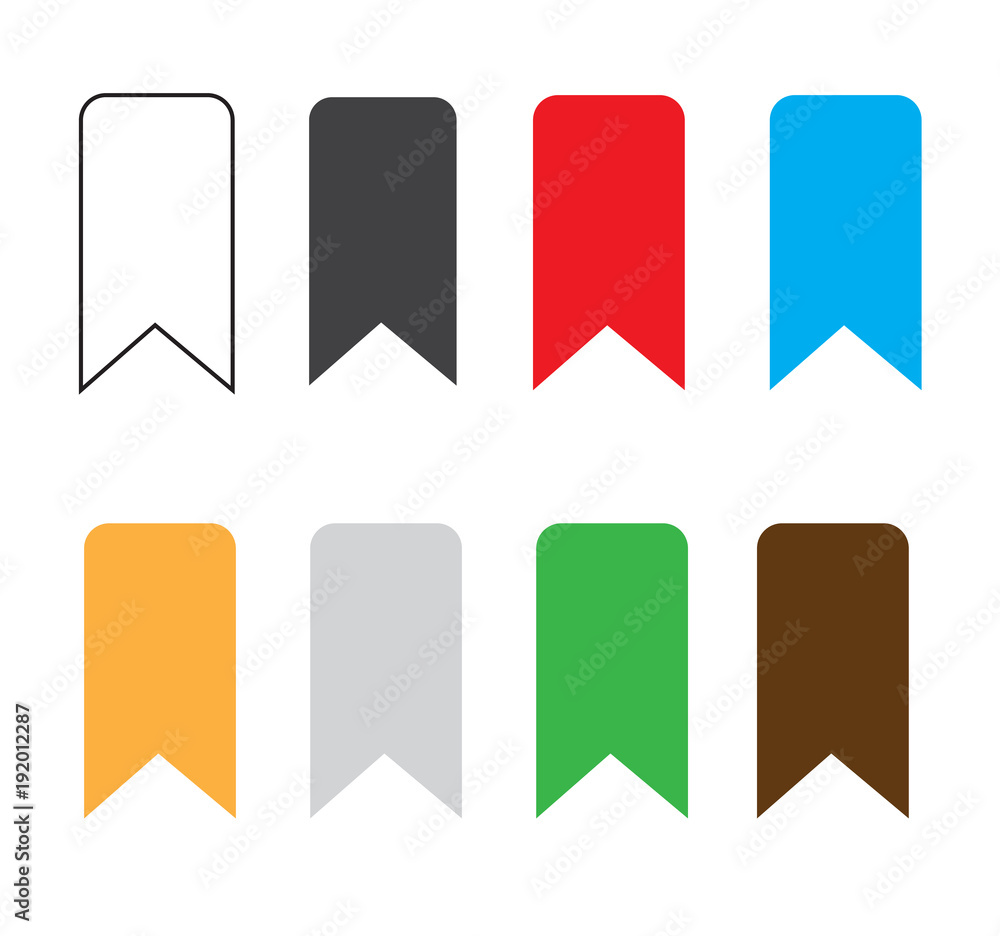 bookmark icon on white background. bookmark sign. flat style. bookmark ...