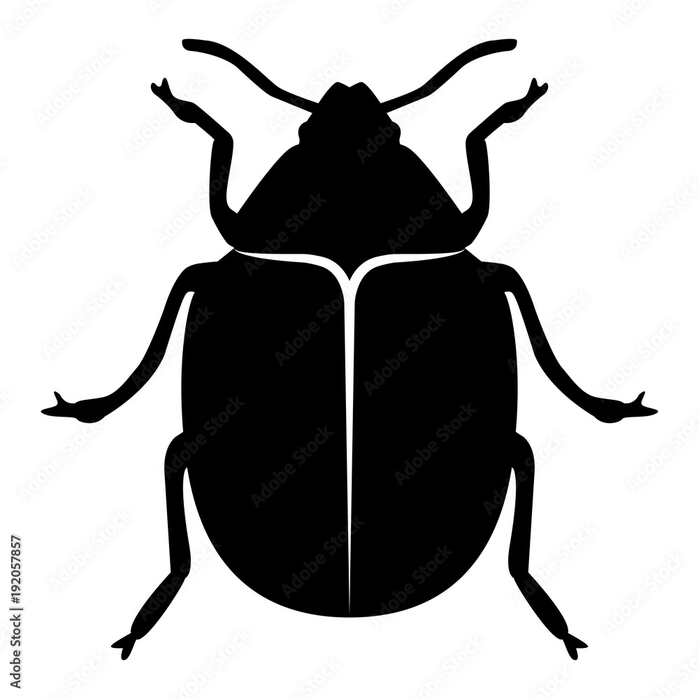 Beetle Silhouette
