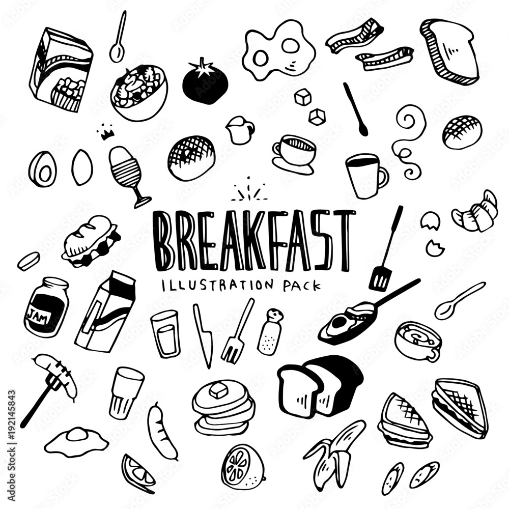 Breakfast Illustration