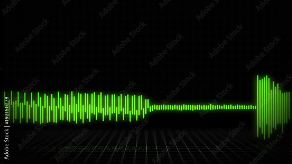 Audio Waveform or Spectrum background for commercials - 30 Seconds ...