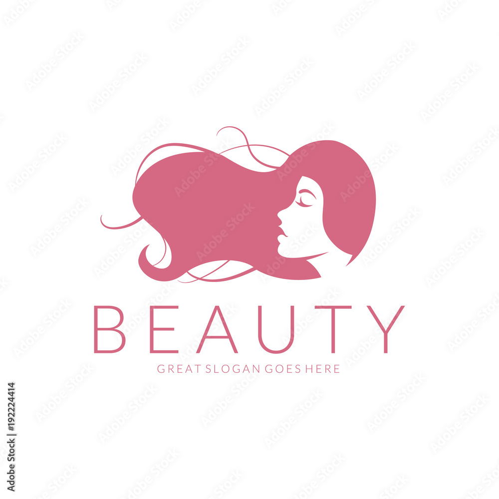 Beauty logo. An elegant logo for beauty, fashion and hairstyle related ...