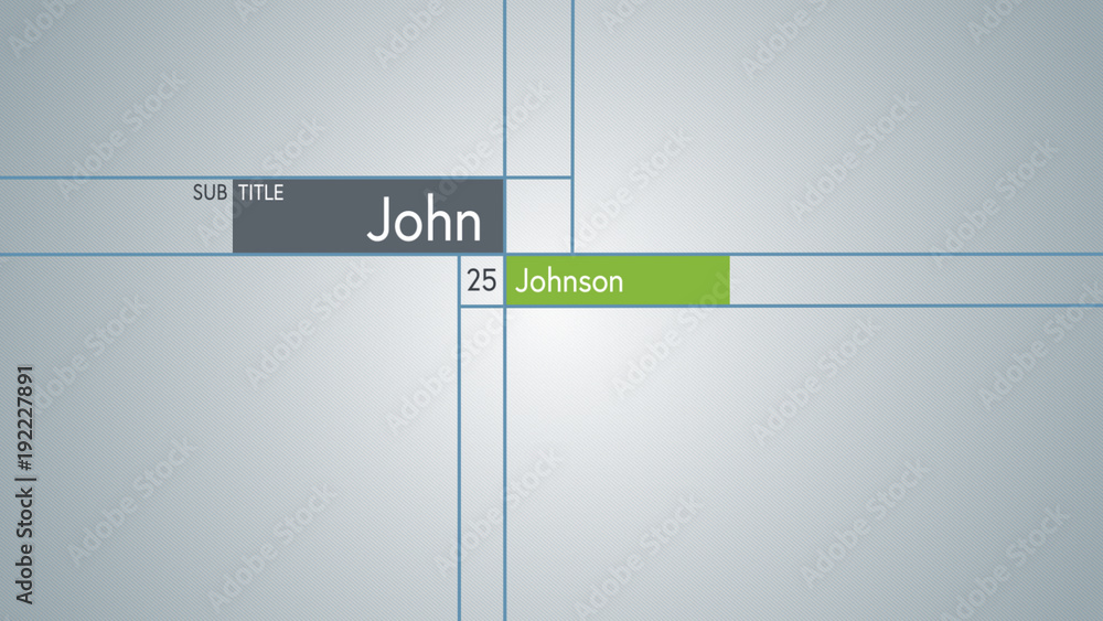 Smooth Lines Corporate Title 1 Stock Template | Adobe Stock