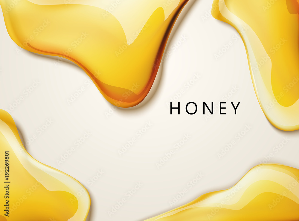 Honey liquid texture Stock Vector | Adobe Stock